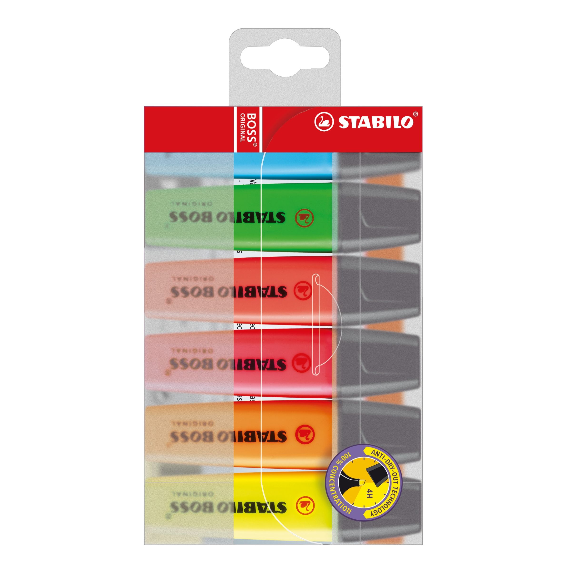 STABILO BOSS ORIGINAL Textmarker 8er Pack - Confetti Campus