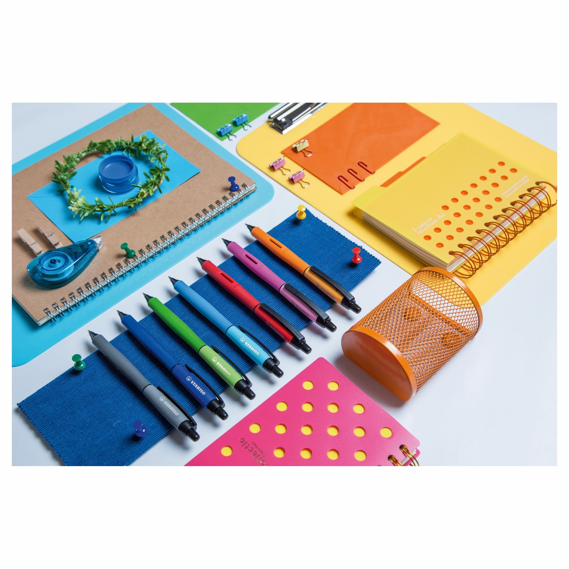 STABILO Palette Gel-Tintenroller – blau - Confetti Campus