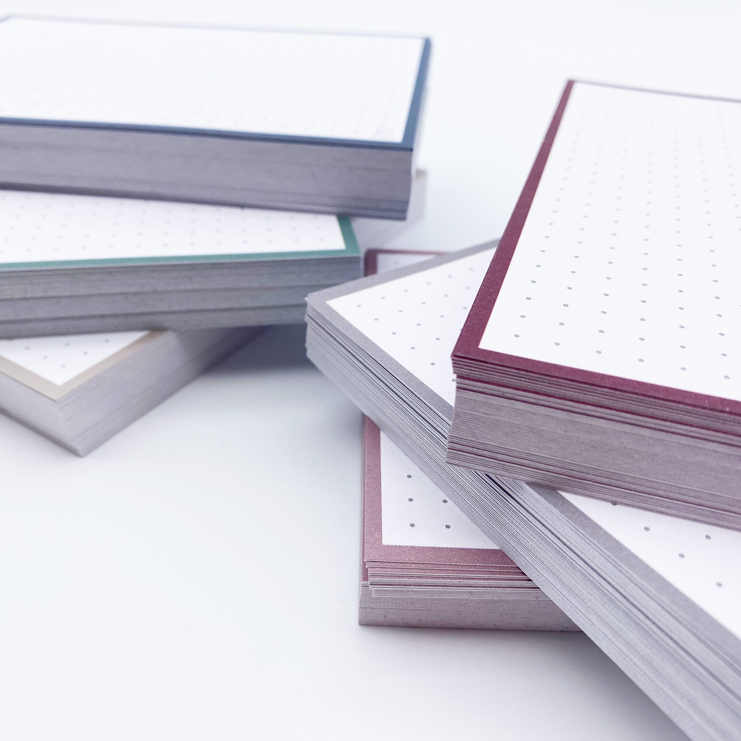 Natural Colour Pack: Leitner Flashcards Dotted Karteikarten A6