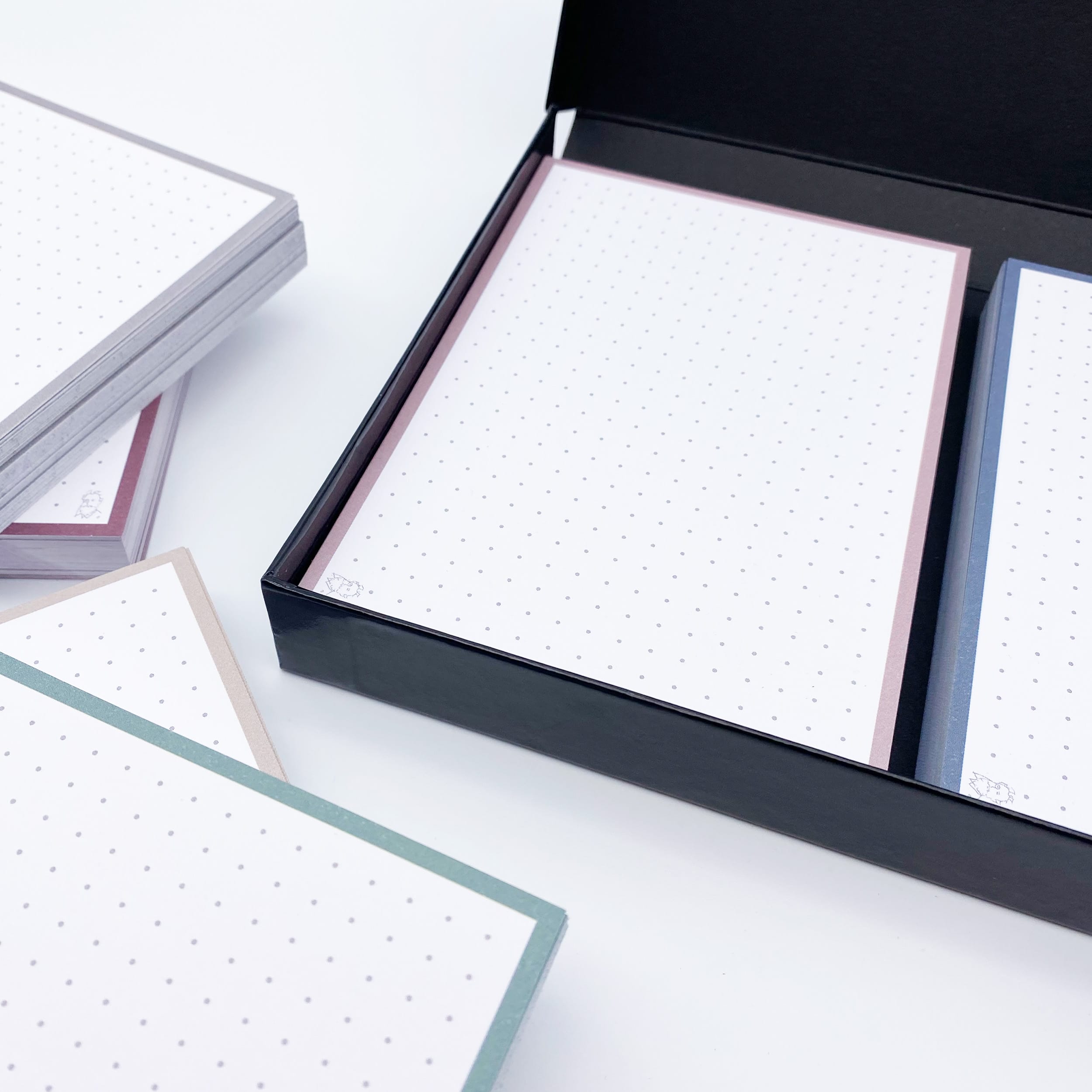 Natural Colour Pack: Leitner Flashcards Dotted Karteikarten A6