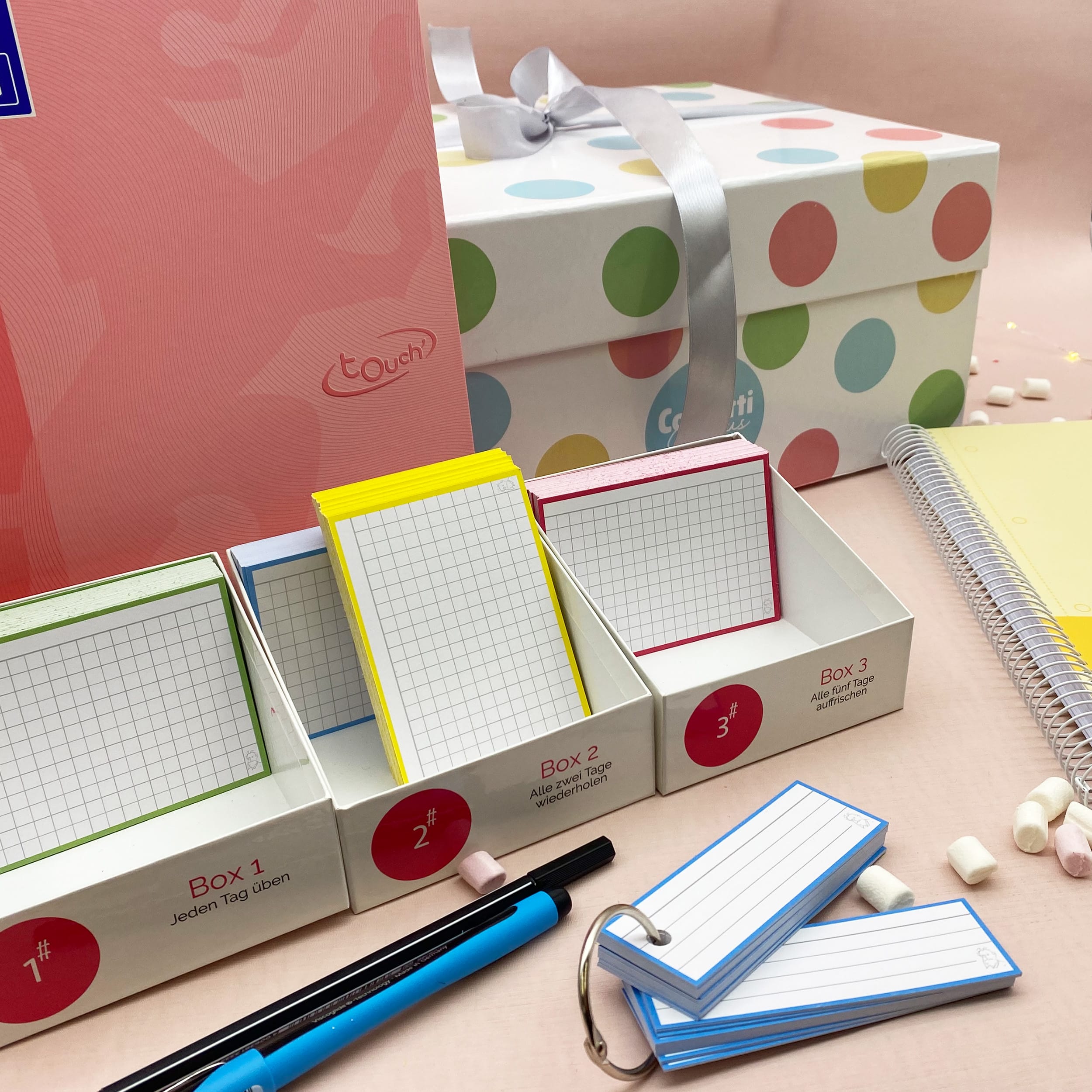 Große gefüllte Geschenkbox für Studenten, Azubis & Abiturienten