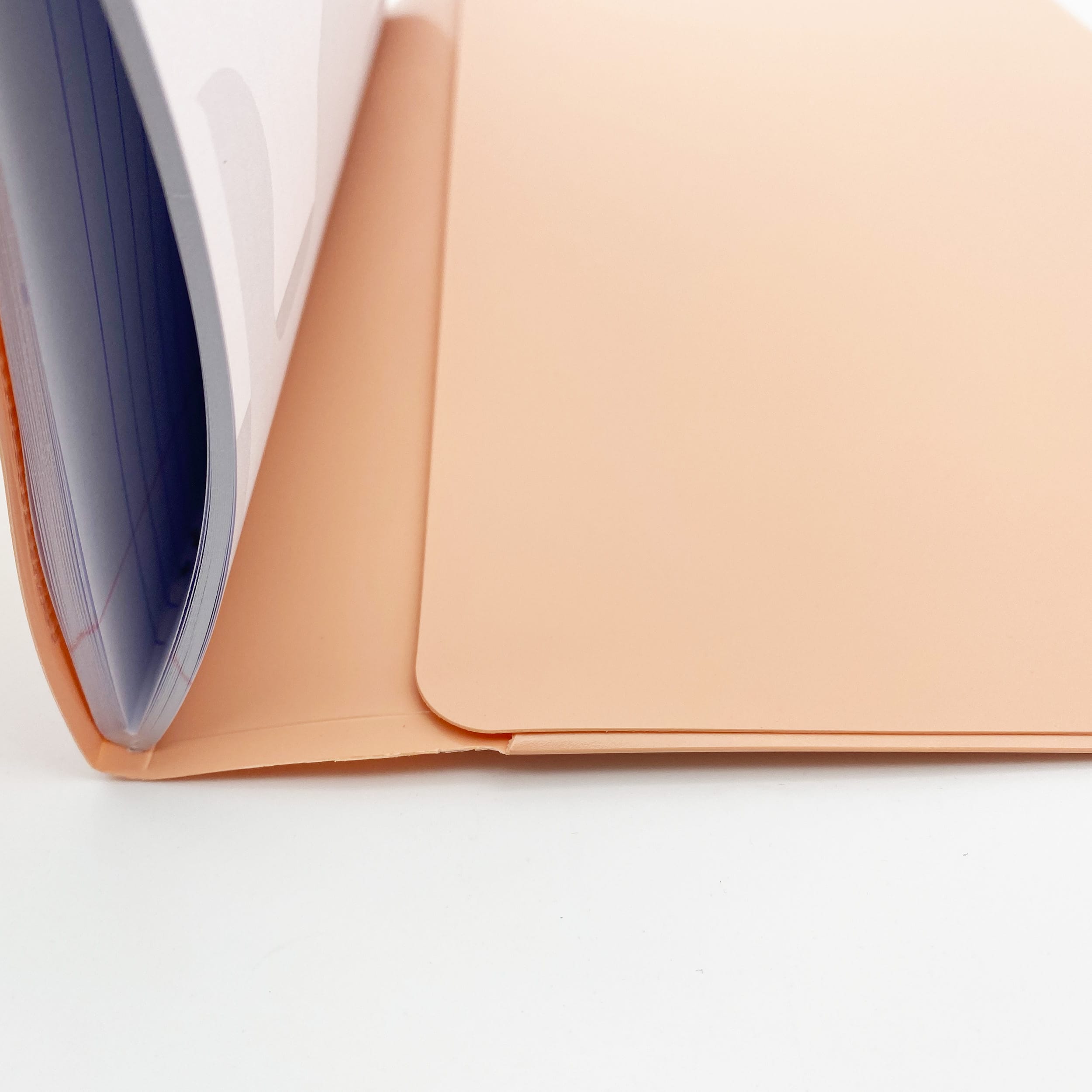 Oxford easyBook® Heft mit integriertem Hefter A4 Liniert Pfirsich