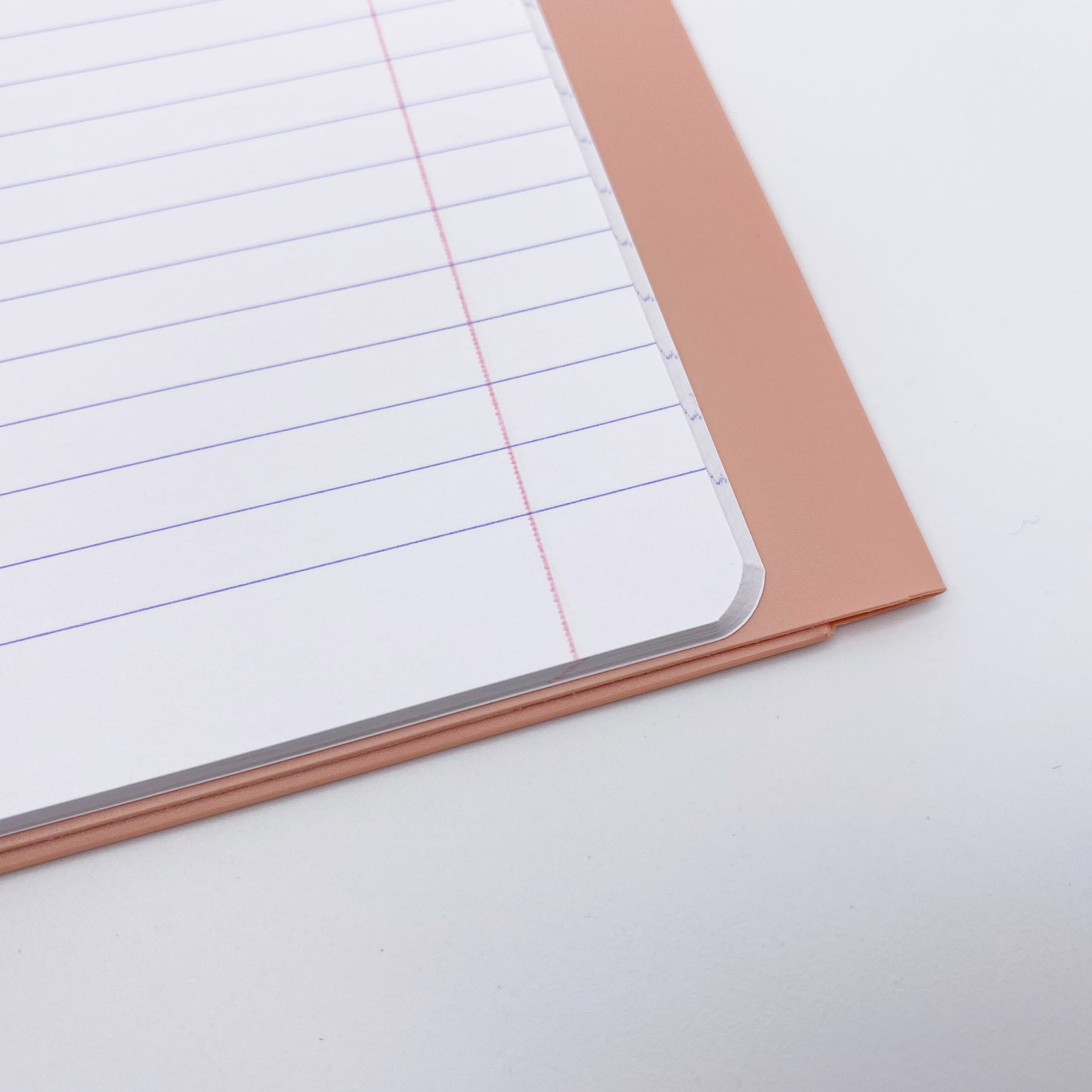 Oxford easyBook® Heft mit integriertem Hefter A4 Liniert Pfirsich