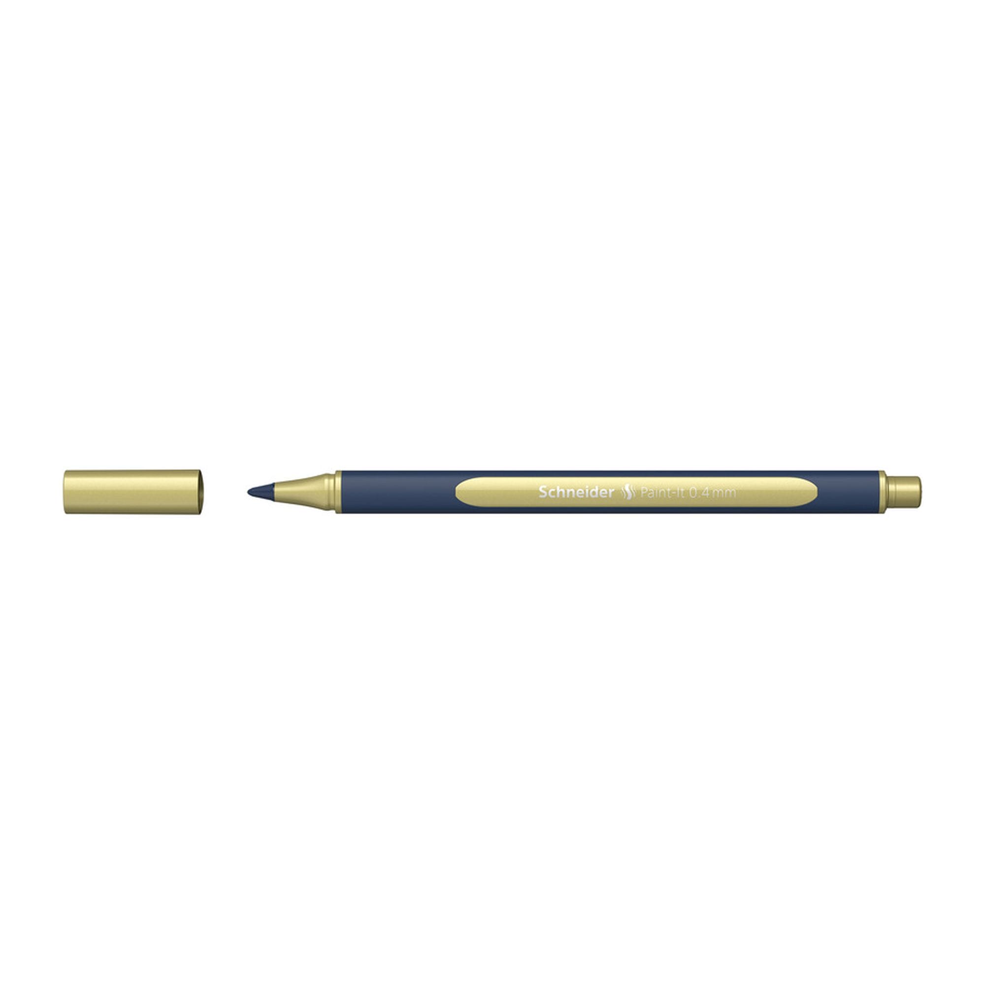 Schneider Rollerball Metallic-Stift Gold - Confetti Campus