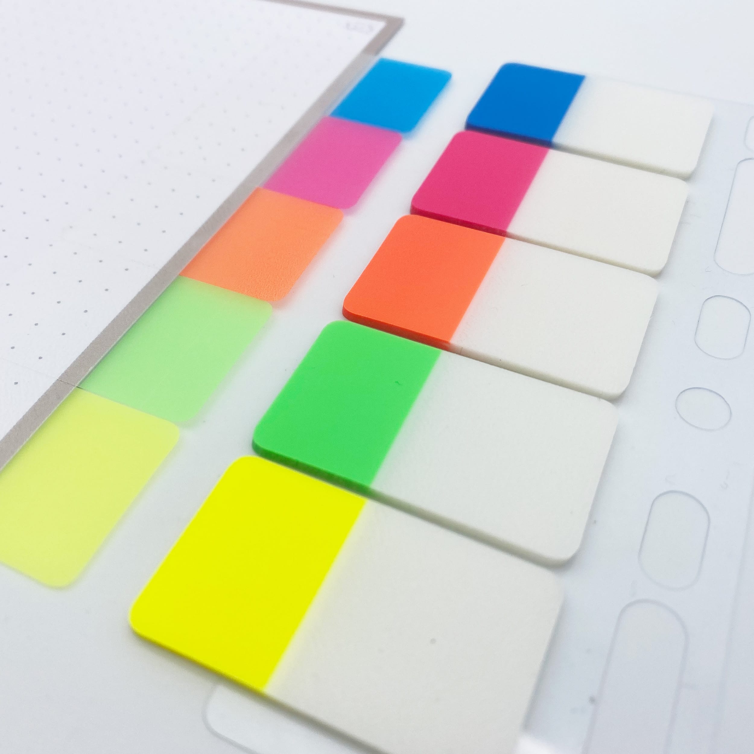 Brunnen Sticky-Tabs Index mit Neon Klebe-Registern