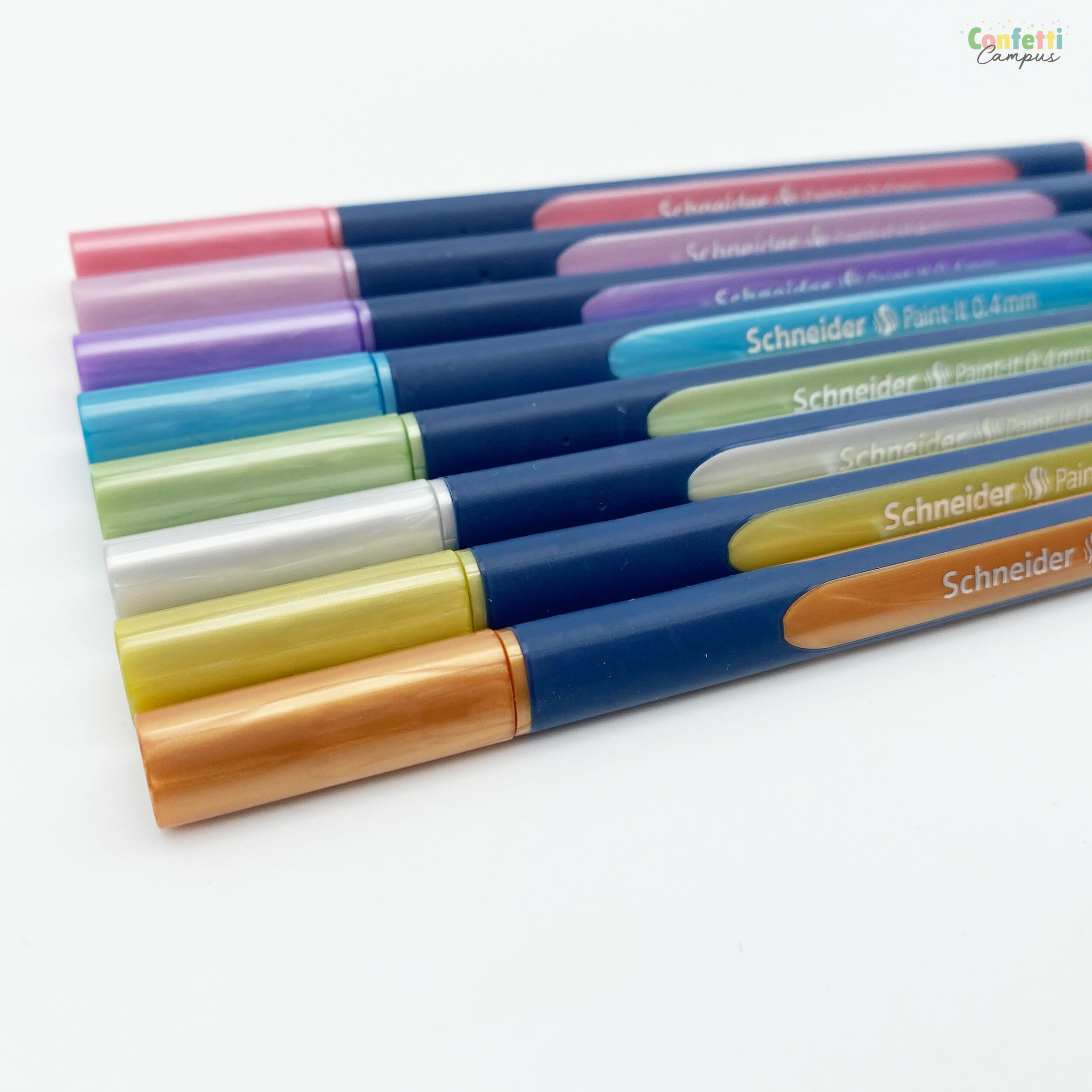 Schneider Rollerball Metallic-Stift Rot - Confetti Campus