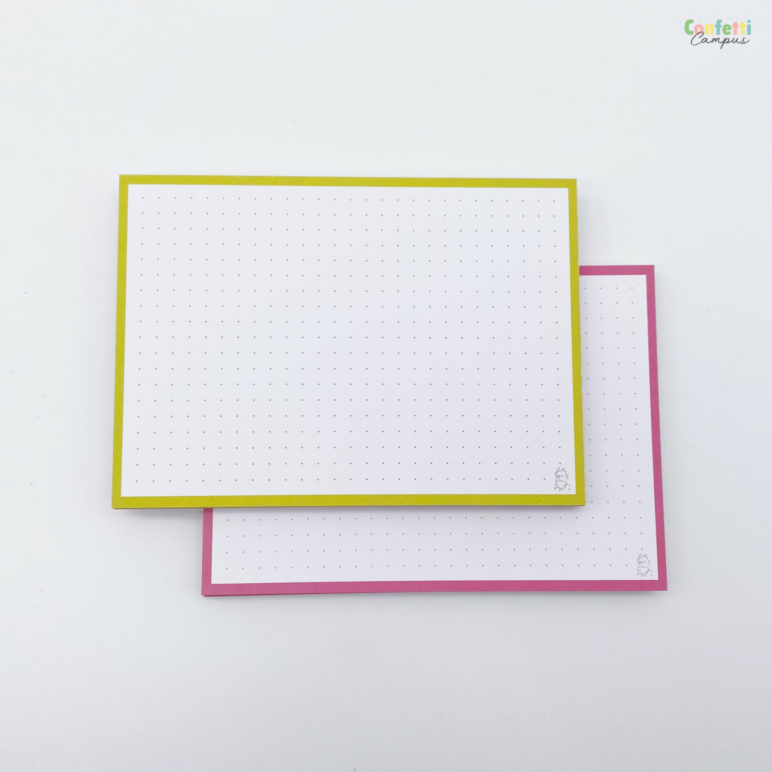 Leitner Flashcards® DUO Karteikarten A6 Mango-Himbeere