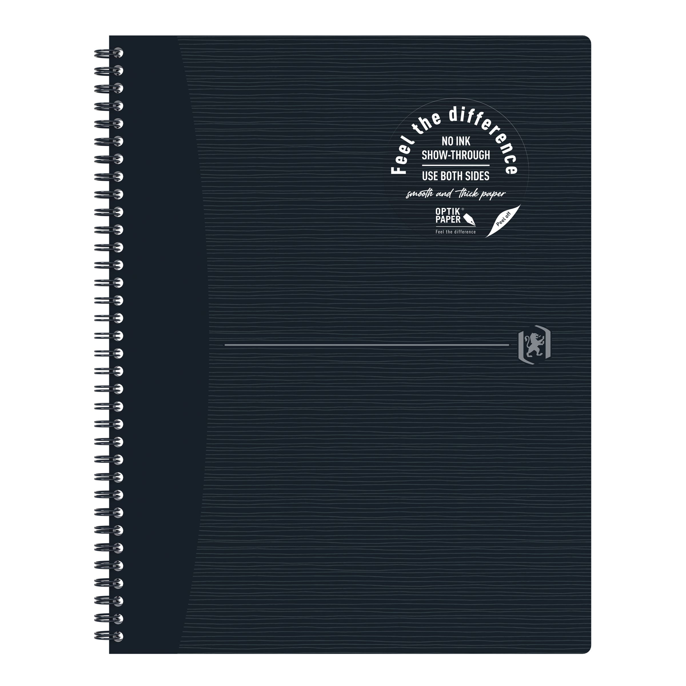 OXFORD Origins Premium Collegeblock A4 Kariert Schwarz | Confetti Campus