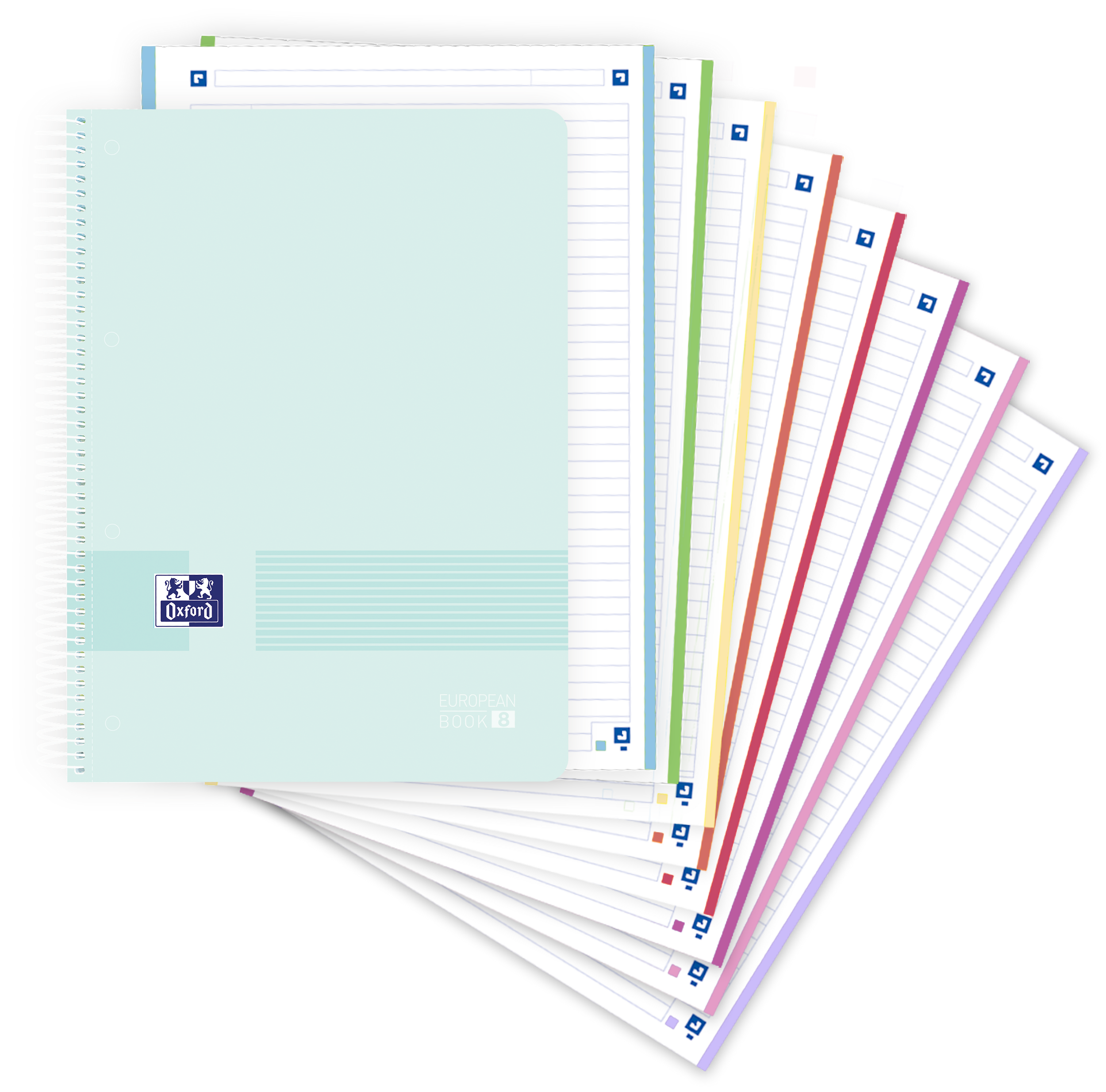 OXFORD EUROPEAN BOOK 8 Pastell Blau
