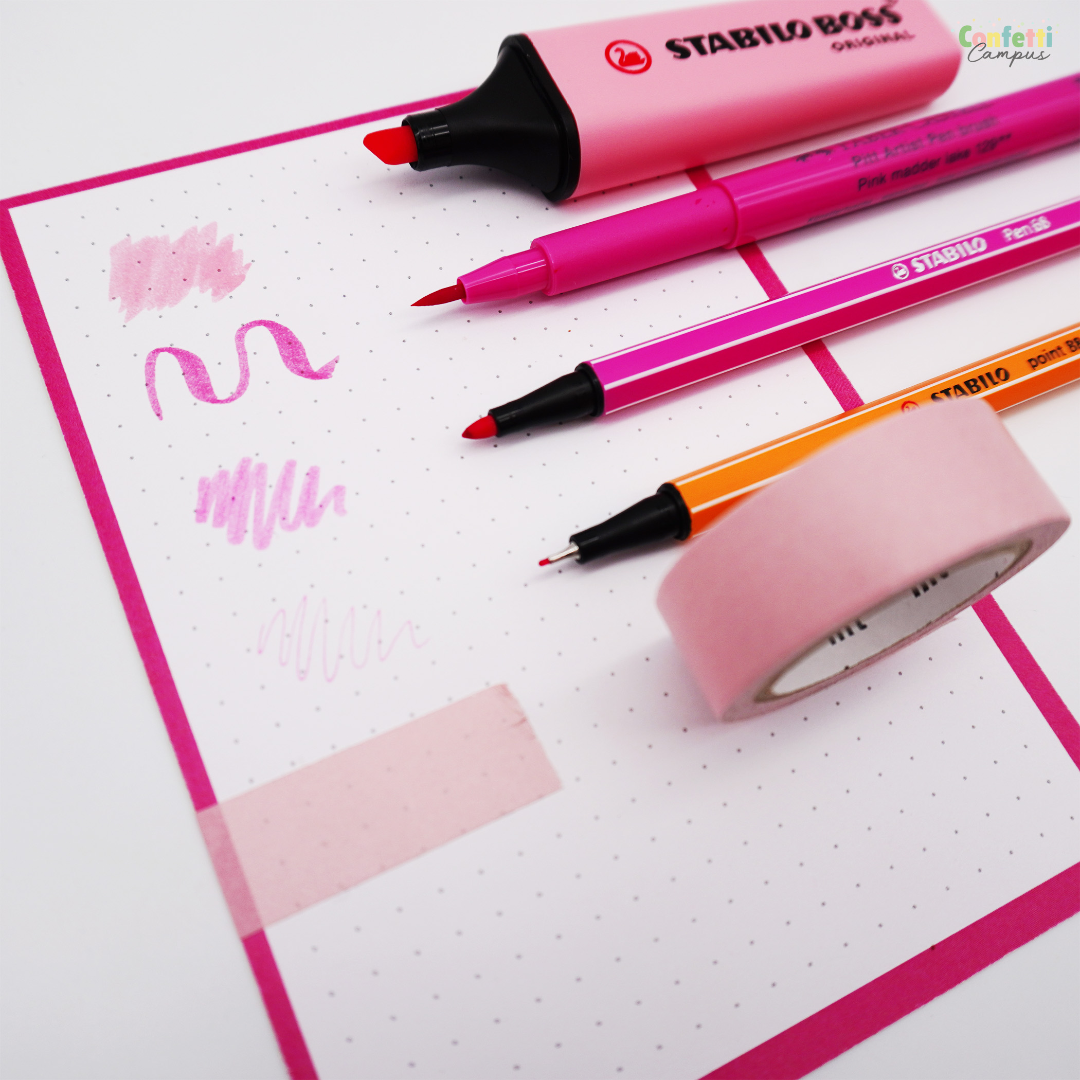 Stifteset Pink