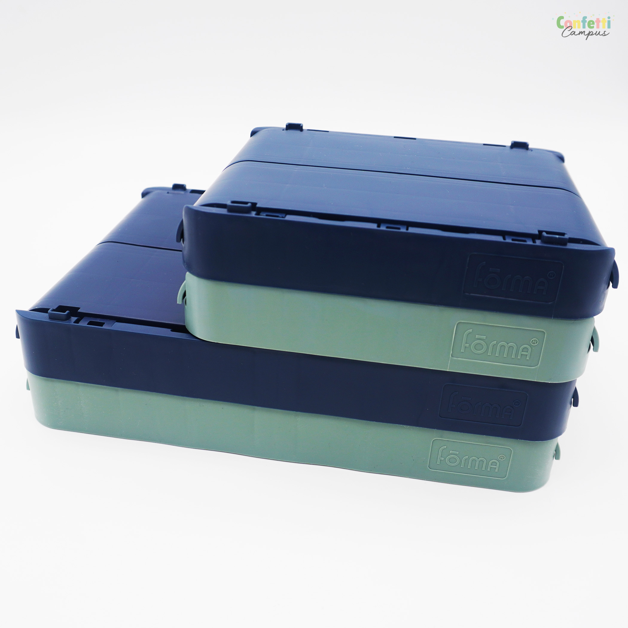Forma Karteikartenbox A7 & A6 Salbeigrün - Confetti Campus