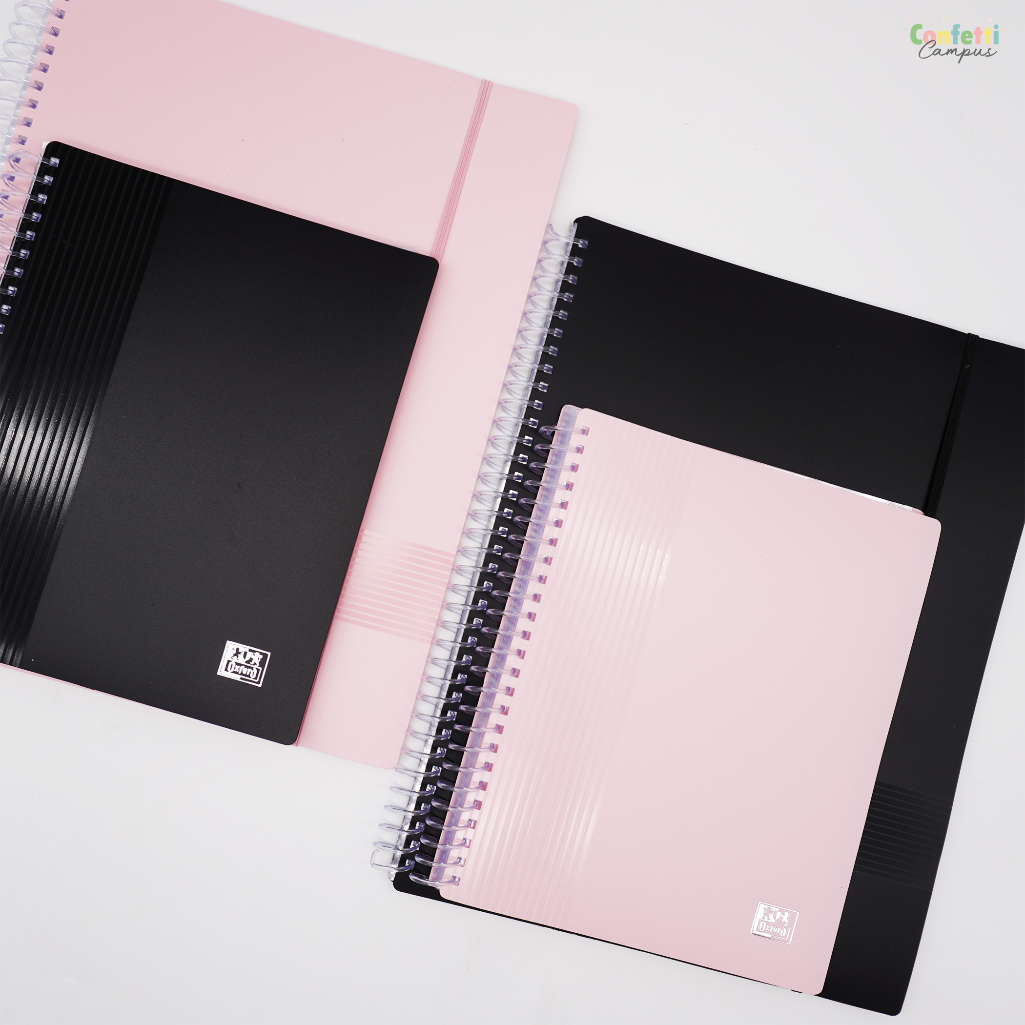 Oxford Mappe mit Klarsichthüllen A4 Schwarz