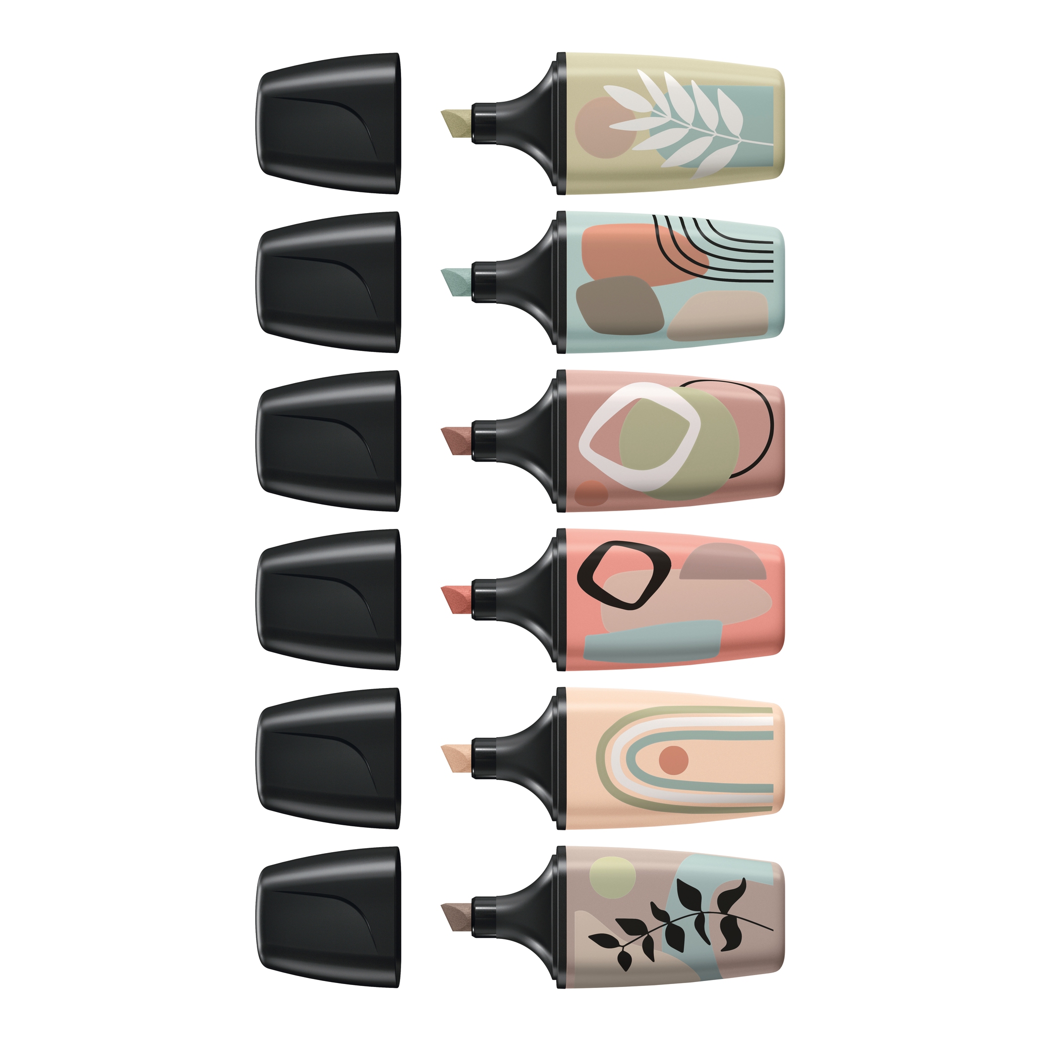 STABILO BOSS Textmarker Mini Nature Colours 6er Etui - Confetti Campus