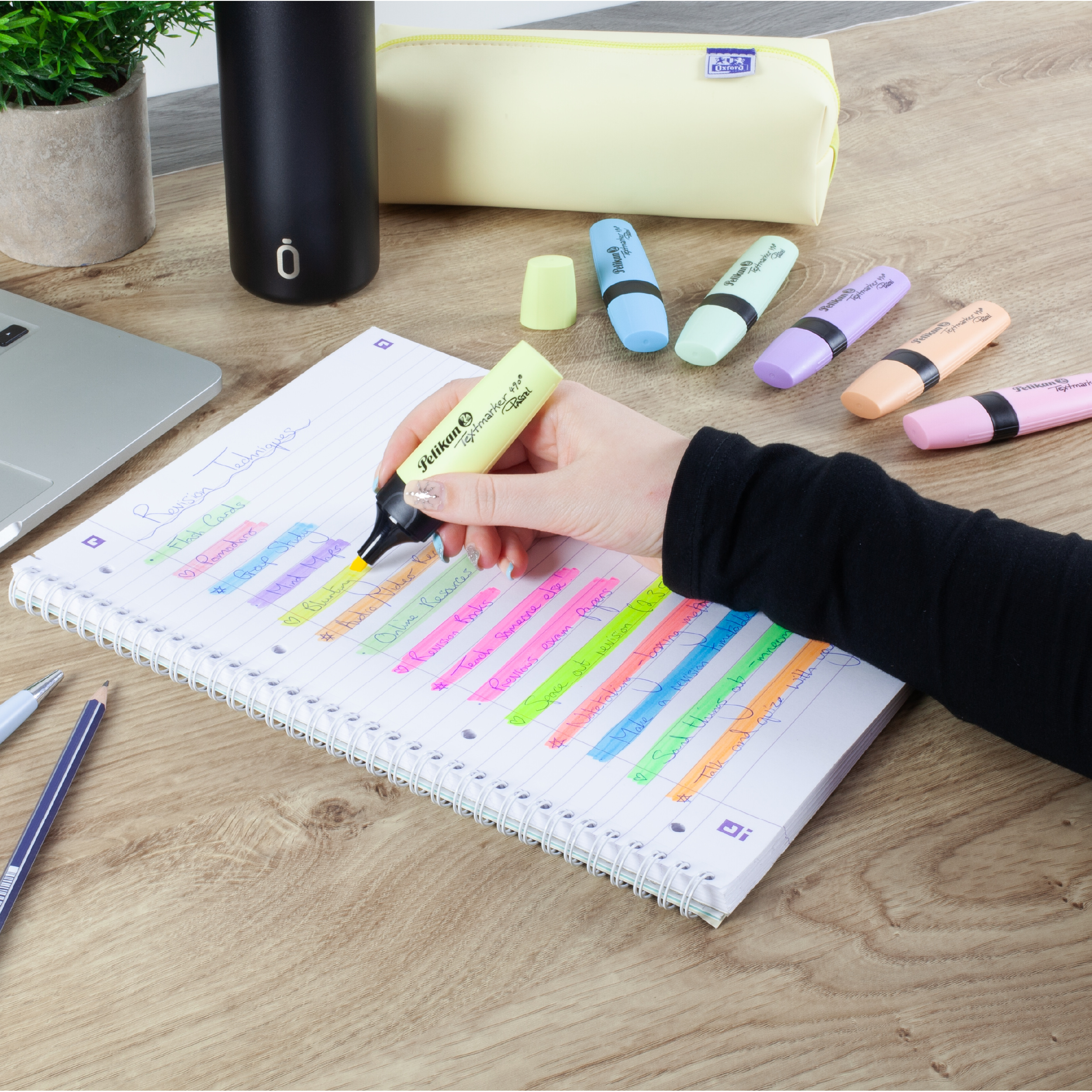 PELIKAN Textmarker Pastell 6er Pack - Confetti Campus