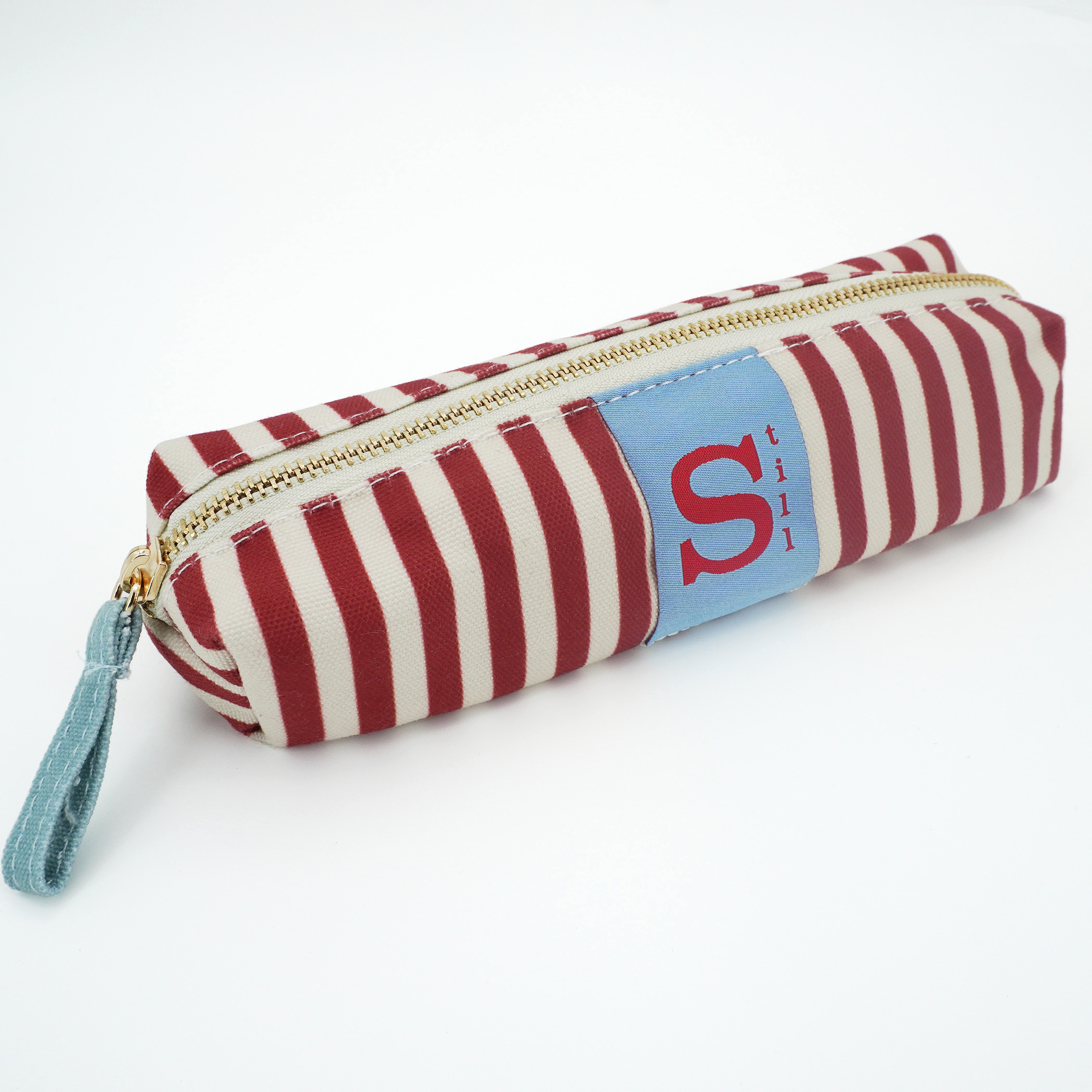 ANCOR Federmappe Still Streifen Rot