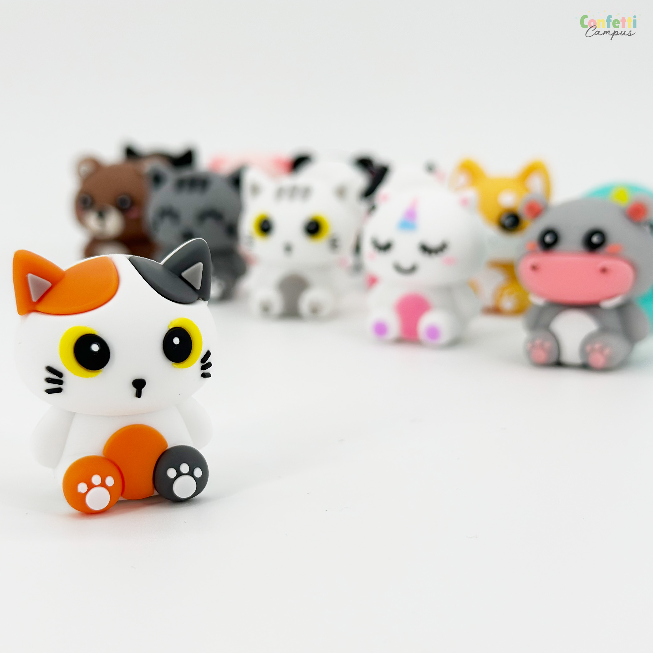 ITOTAL Radiergummi Orange Cat - Confetti Campus