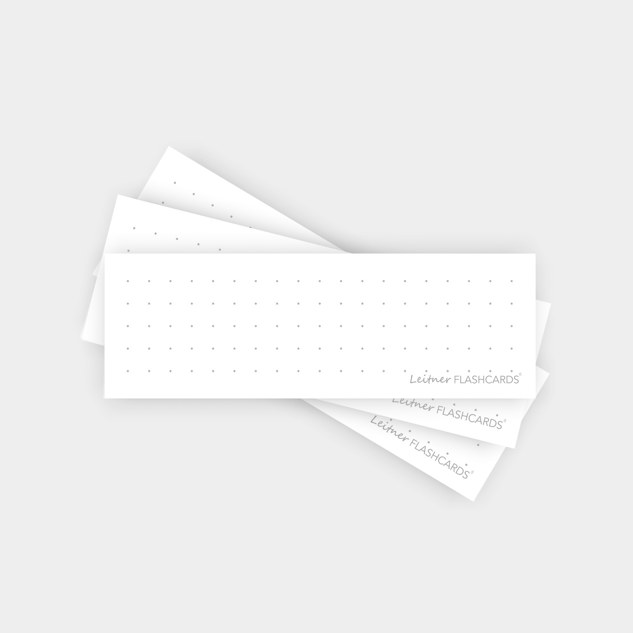 Leitner Flashcards Karteikarten Vokabeln Klassisch Dotted - Confetti Campus