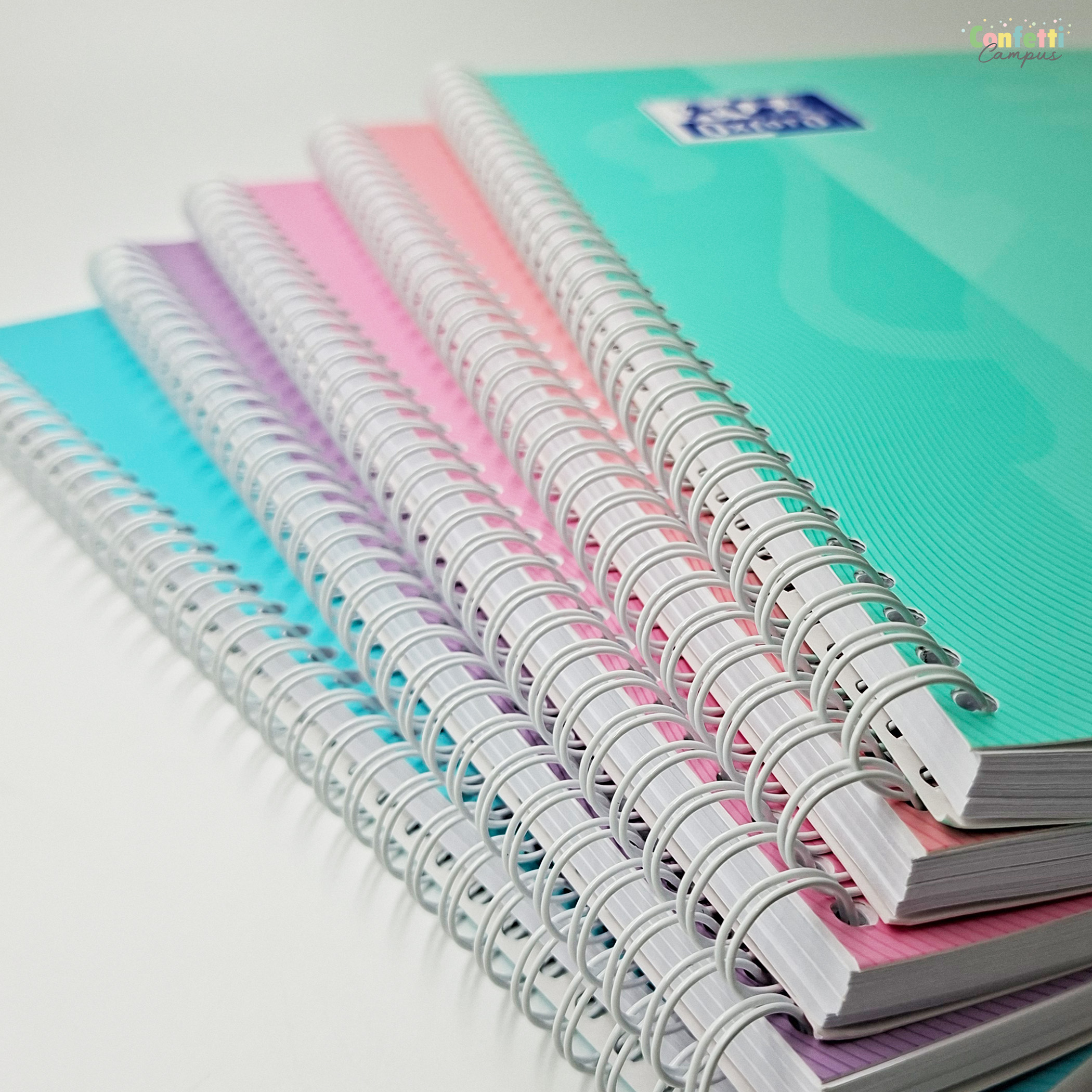 OXFORD punktkarierter Collegeblock A4 Touch’ Dotted Rosa